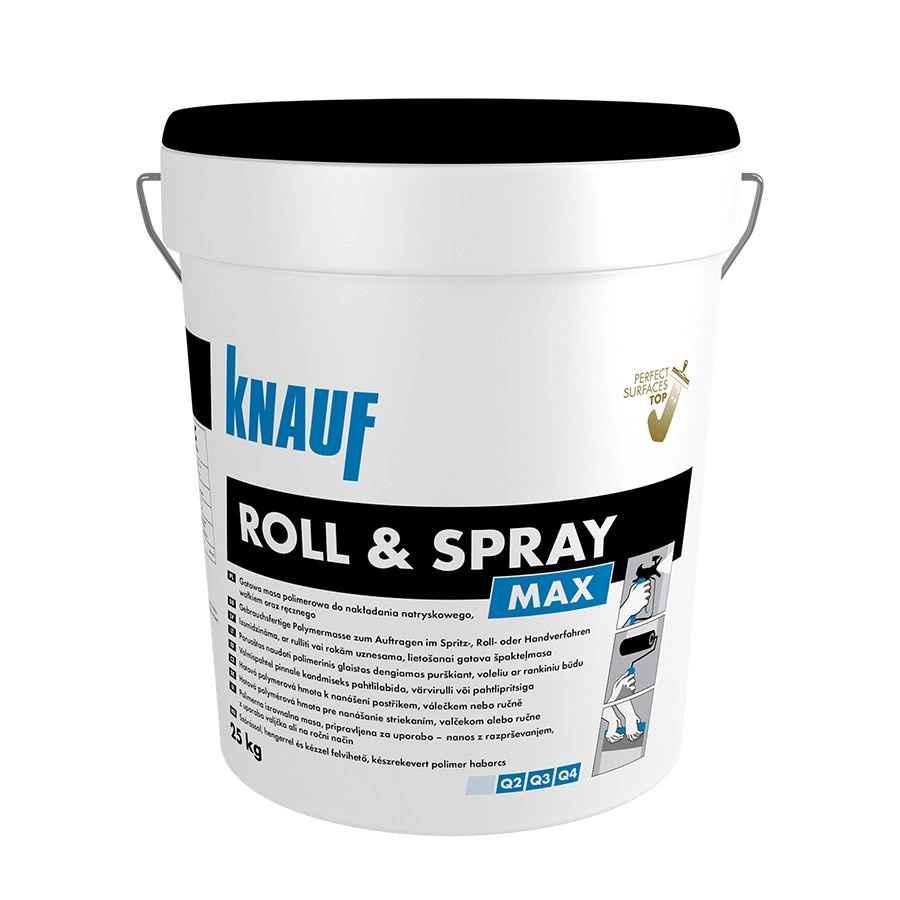 Gładź gotowa Knauf Roll & Spray Max 25kg | Materiały budowlane \ Tynki ...
